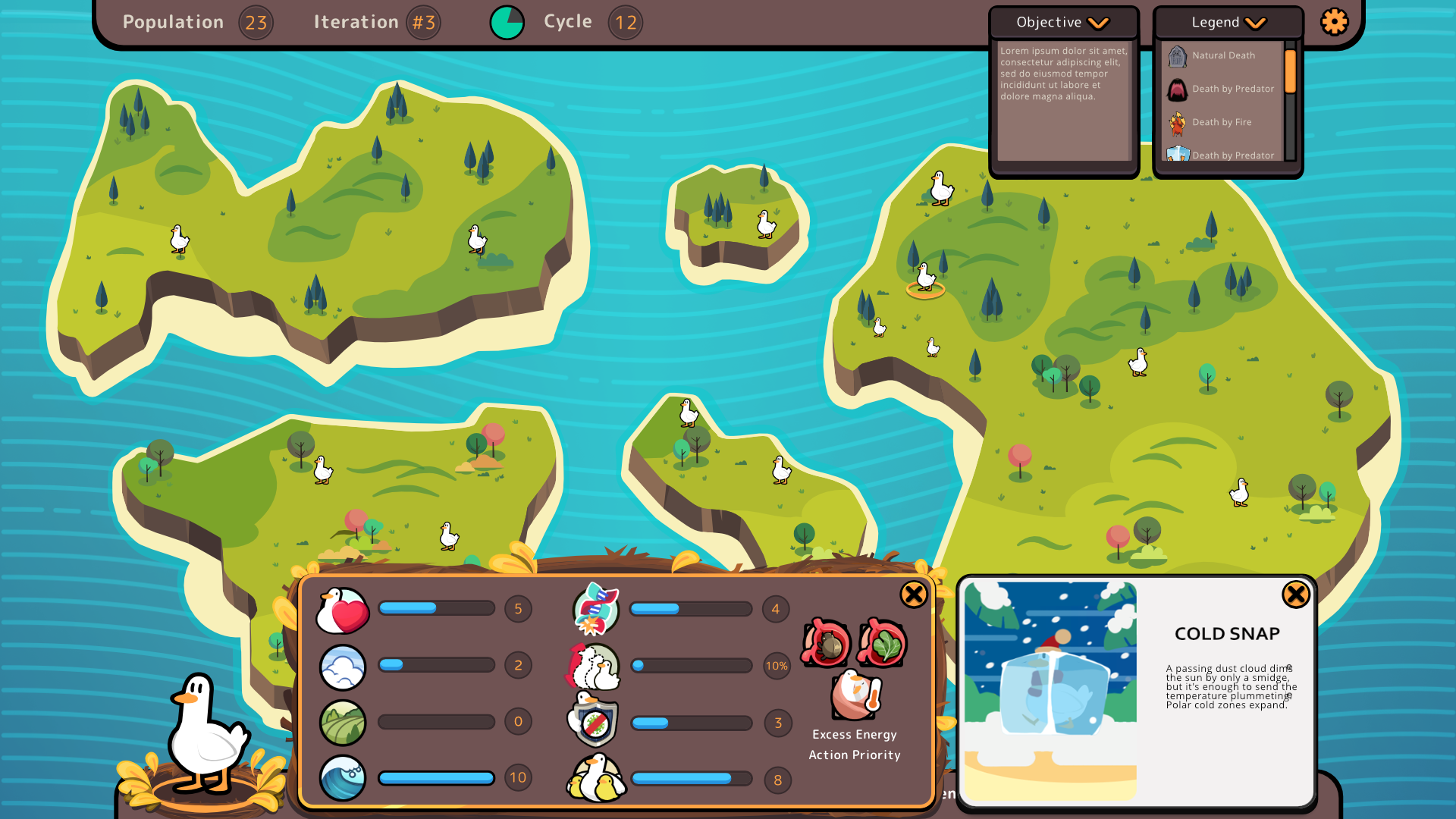 Dawn of the Duck - An Evolution Game | Centre for Teaching Excellence